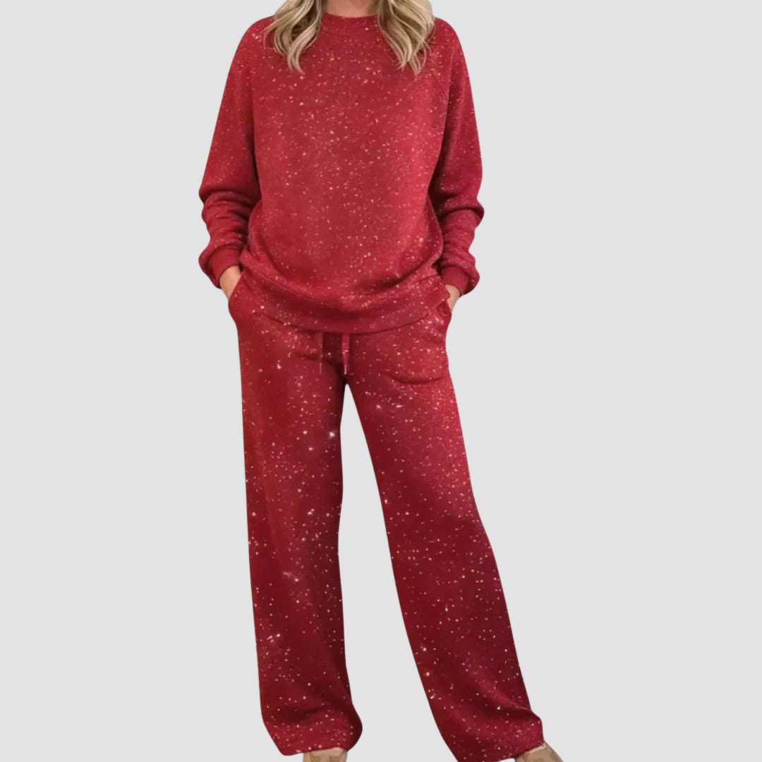 LAREA RELAXED TWO-PIECE LOUNGE SET – Madison & Mae